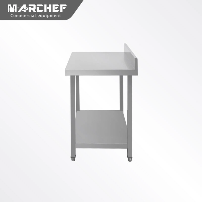 Marchef Stainless Square Tube Work Table With Splash SW-6062S - MARCHEF